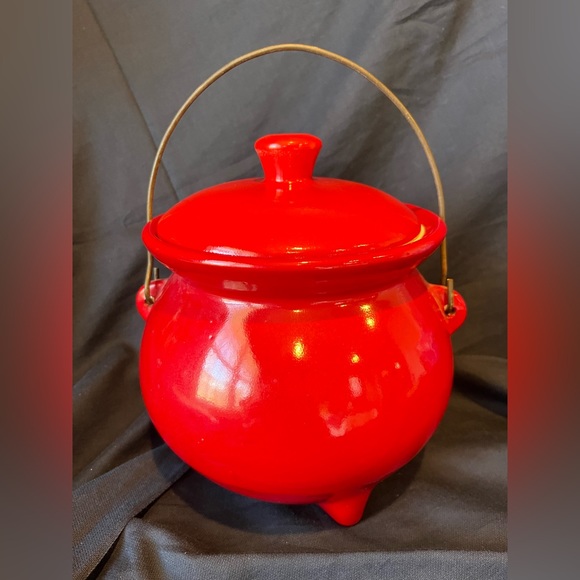 Accents | Vintage Red Kettle Cookie Jar | Poshmark